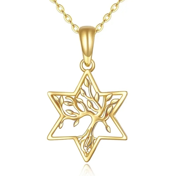 Jewelry | Exceptional Tree Of Life Inset Magen David Or Star Of David ...